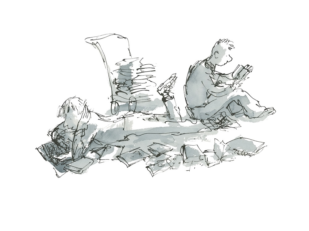 New Works by Quentin Blake - Trebuchet